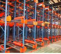 China Q235B Steel Radio Shuttle Racking System with 1000 kg to 1500 kg Loading Capacity and Powder Coating for High Density Storage for sale