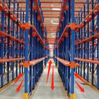 China FIFO LIFO Industrial Radio Shuttle Racking Powder Coating Surface Customized Color for sale
