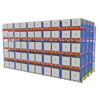 China Q235B Q355B Steel Pallet Racking Adjustable Warehouse Heavy Duty Storage System for sale