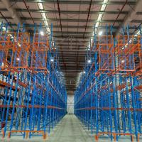 China Industrial Powder Coated Pallet Rack System for Warehouse Storage with Multi-Level Heavy Duty Load Capacity for sale