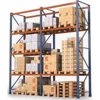 China Q235B Q355B Steel Pallet Racking Adjustable Warehouse Heavy Duty Storage System for sale