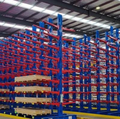 China Warehouse Heavy Duty Cantilever Storage Racks Adjustable Cantilever Shelf 300–800kg/Arm for sale