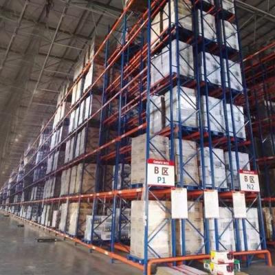 China Q235B Q355B Steel Selective Pallet Racking Warehouse Heavy Duty Shelving 2-6 Levels for sale