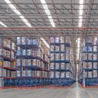 China Industrial Powder Coated Pallet Rack System for Warehouse Storage with Multi-Level Heavy Duty Load Capacity for sale