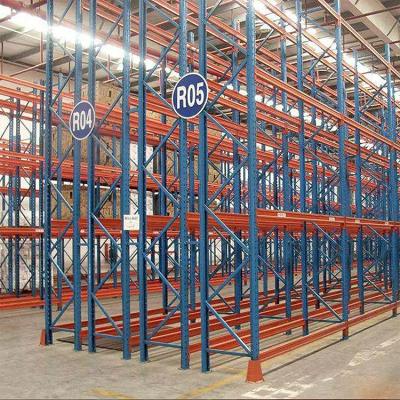 China Heavy Duty Adjustable Pallet Racking System with Q235B Steel Structure and Customizable Warehouse Storage Solution for sale