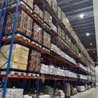 China Heavy Duty Selective Pallet Racking System with 4000kg/layer Capacity, Customizable Dimensions, and Powder Coated Finish for sale
