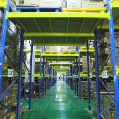 China Heavy Duty Q235B Q355B Steel Selective Pallet Racking System with 2-6 Levels and Powder Coated Finish for sale