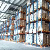 China Heavy Duty Adjustable Pallet Racking System with Q235B Steel Structure and Customizable Warehouse Storage Solution for sale