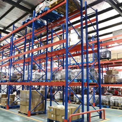China Powder Coated Heavy Duty Selective Pallet Racking System for Warehouse Storage for sale