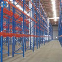 China Multi-Level Industrial Storage Racking System with Powder Coated Steel Structure for Warehouse Applications for sale