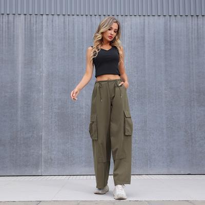 China V Collar Custom Women's Pants Mid Waist Plain Halter Crop Top for sale