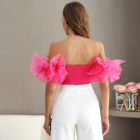 China High Waist Personalised Ladies Tops Off Shoulder Womens Corset Style Tops for sale