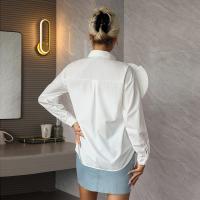 China Ladies Lace Tops Elastic Sheer Free Comfort Style True To Size Blouse for sale