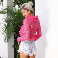 China Feminine Charm Lace Blouse With Slim Fit For Special Occasions Lace Blouses for sale