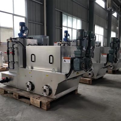 China 500-3000mm Belt Screw Stack Sludge Dewatering Machine with 5-80m³/H Capacity and Energy Saving Design for sale