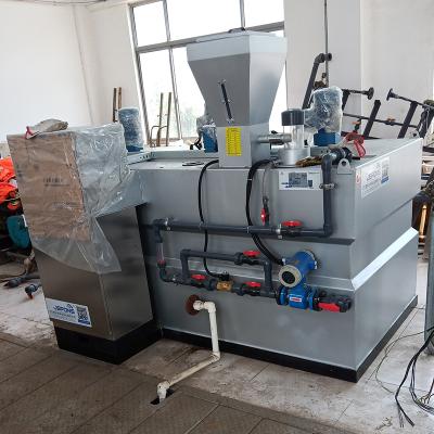 China 0.75KW Wall Mounted Automatic Powder Dosing Machine for Labs Pools Aquaculture with PLC Control for sale
