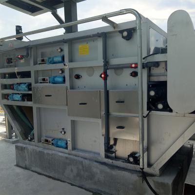 China Automatic Control Integrated Underground Sludge Dewatering Equipment 30-40m³/H Capacity with Belt Concentrator System for sale