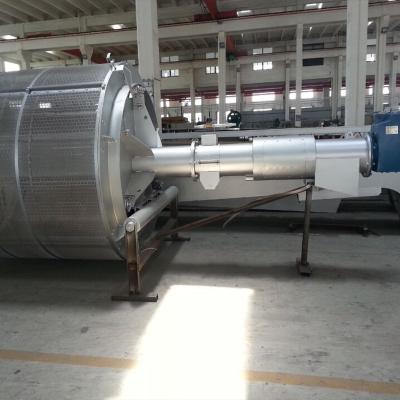 China Fully Automatic Continuous Rotary Drum Screen for Wastewater Treatment with 1-5mm Gap Range and 35° Installation Angle for sale