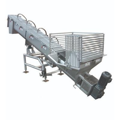 China Food Grade Stainless Steel Screw Conveyor with CIP Design - Shaftless Type for Sanitary Material Handling for sale