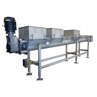 China Precision Dosing Weighing Screw Feeder with Variable Frequency Drive - Shaftless Conveyor for Industrial Applications for sale