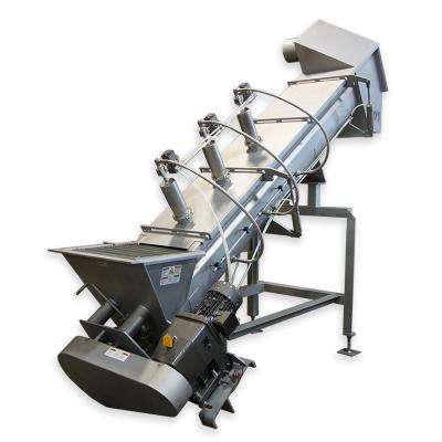 China Mobile Flexible Screw Conveyor with Casters - Food-Grade Stainless Steel Portable Loading System for sale