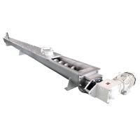 China Wear Resistant Alloy Lined Screw Conveyor for Abrasive Materials - Variable Speed 1-30 m³/hr Capacity for sale