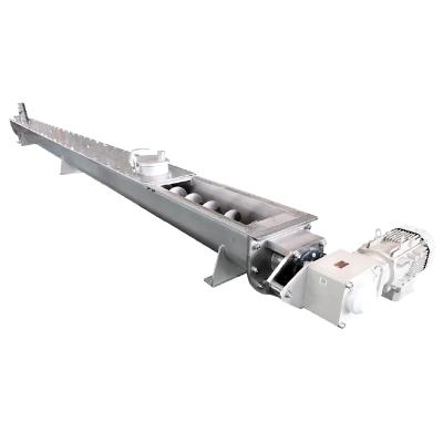 China Wear Resistant Alloy Lined Screw Conveyor for Abrasive Materials - Variable Speed 1-30 m³/hr Capacity for sale