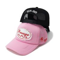 China Foam 5 Panel Trucker Hat 3D Embroidery Snapback Breathable Structured Cap for sale