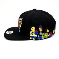 China Customized 6 Panel Unisex Embroidered Snapback Caps Acrylic Flat Bill Hip Hop Adjustable for sale