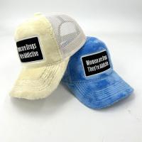 China Embroidered Mesh Fluffy Velvet 5 Panel Trucker Hat Custom Snapback Cap for sale