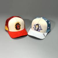 China Mesh Suede 5 Panel Trucker Cap Gorras Embroidery Patch Baseball Cap Snapback for sale