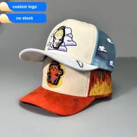 China Mesh Suede 5 Panel Trucker Cap Gorras Embroidery Patch Baseball Cap Snapback for sale