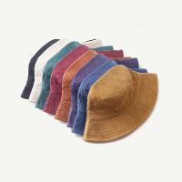 China Street Style Corduroy Bucket Hats Blank Unconstructed Custom logo for sale