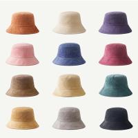 China Street Style Corduroy Bucket Hats Blank Unconstructed Custom logo for sale