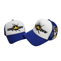 China Tiger On Mesh Foam Custom Embroidery Trucker Hats Hight 5 Panels Embroidered for sale
