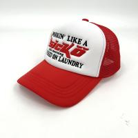 China Foam Puff Printing Custom Embroidery Trucker Hats Plain Snapback Cap Breathable for sale