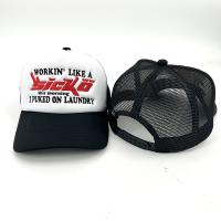 China Foam Puff Printing Custom Embroidery Trucker Hats Plain Snapback Cap Breathable for sale