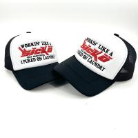 China Foam Puff Printing Custom Embroidery Trucker Hats Plain Snapback Cap Breathable for sale