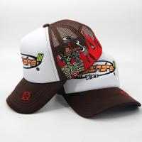 China Embroidered Mesh 5 Panel Trucker Cap Sport Truckers Adult Embroidered Custom for sale