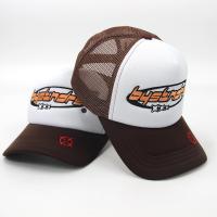 China Embroidered Mesh 5 Panel Trucker Cap Sport Truckers Adult Embroidered Custom for sale