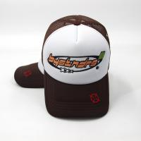 China Embroidered Mesh 5 Panel Trucker Cap Sport Truckers Adult Embroidered Custom for sale