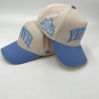 China Custom 5 Panel Caps Curved Brim Structured Baseball Cap Custom Embroidery for sale