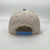 China Custom 5 Panel Caps Curved Brim Structured Baseball Cap Custom Embroidery for sale