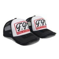 China Classic Mesh Cotton 5 Panel Trucker Cap 3D Embroidery Snap Back Distressed Gorras Sports for sale