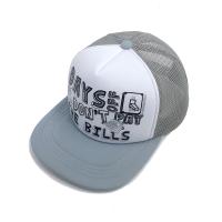 China Foam Mesh 5 Panel Trucker Hat Structured Outdoor Unisex Flat Brim Snapback for sale