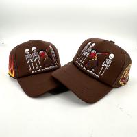 China Polyester Foam 5 Panel Trucker Hat Beautifully Embroidered Snapback Cap for sale