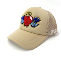 China Outdoor Unisex Polyester Mesh Foam Custom Embroidery Trucker Hats 100% Chenille for sale