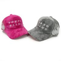 China Crown Fluffy Velvet Custom Embroidery Trucker Hats Flame Fire Piping Personalize Fuzzy Underbrim Color Flannel for sale
