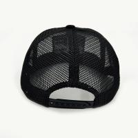 China Flat Mesh Custom Embroidery Trucker Hats Brim Full Snapback Snapback Cap for sale