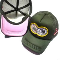 China 3D Embroidery Foam 5 Panel Trucker Hat Print Patch Snap Back Green Cap for sale